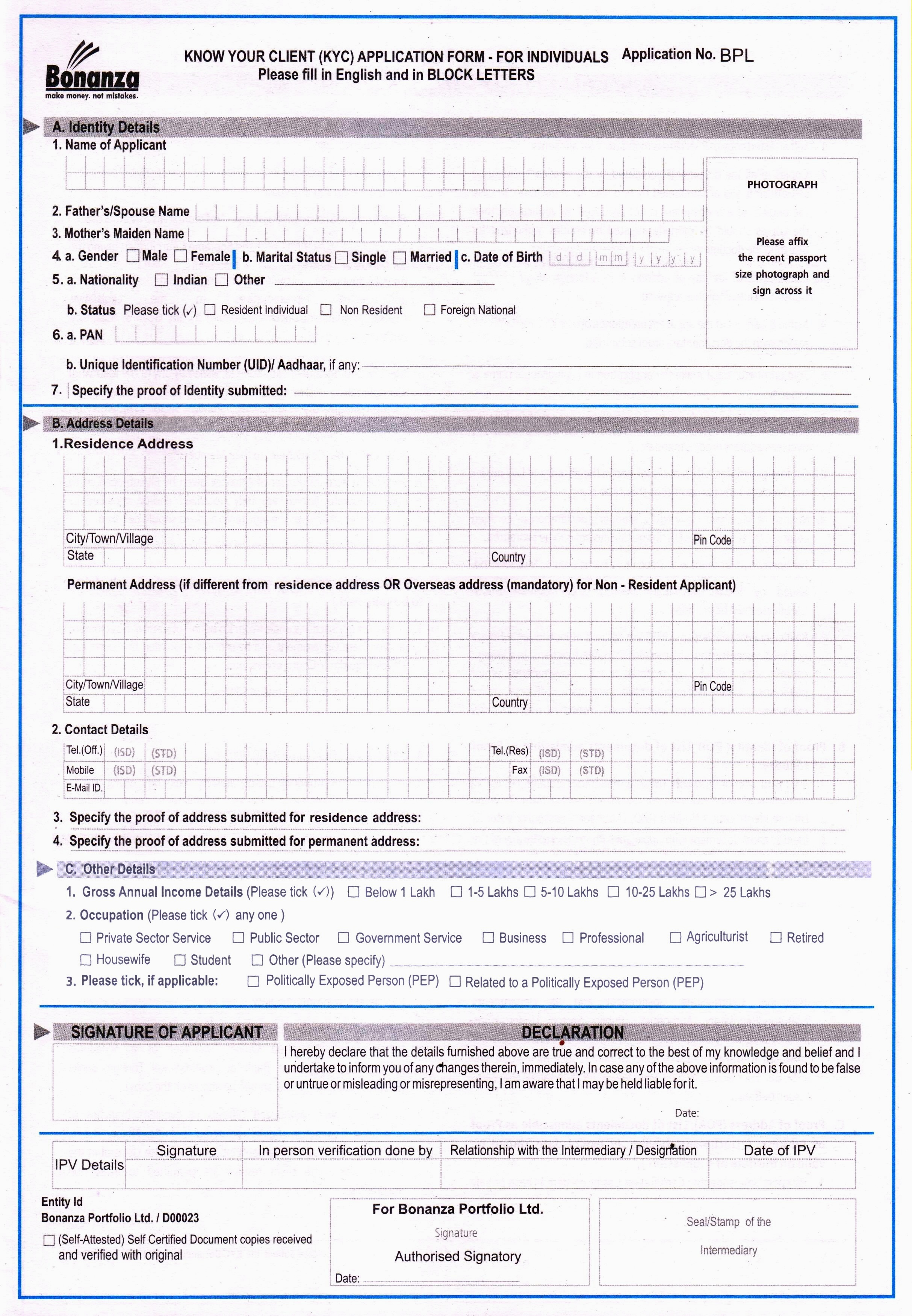 Documents | Bonanzaonline